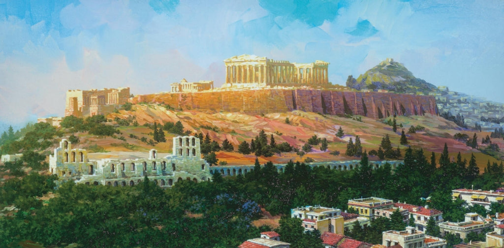 Athens Acropolis #1 by Alexander Chen - 2023 Limited Edition Seriolithograph – Artman.net / Tom ...